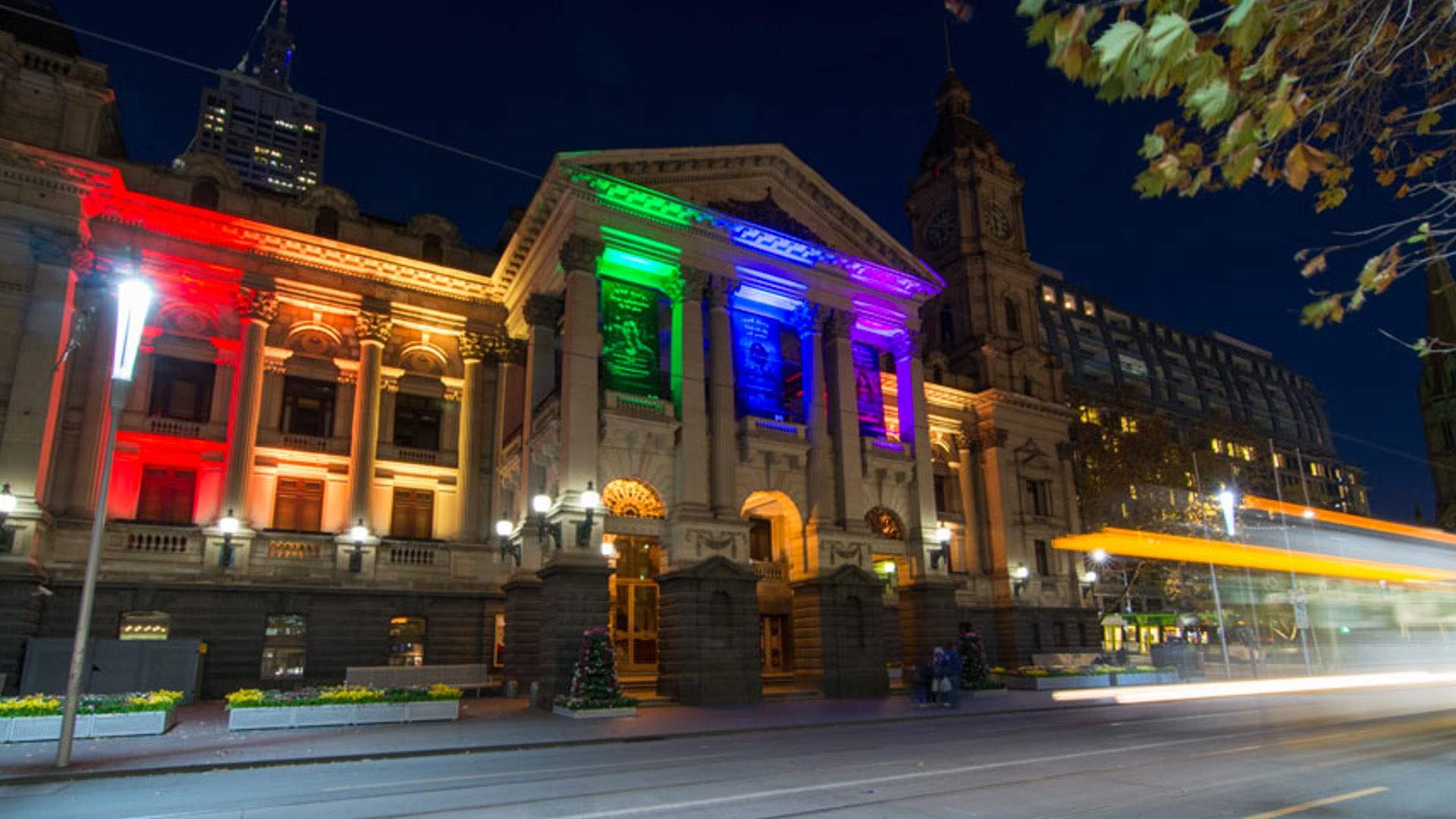 Melbourne Town Hall Will Light Up in Rainbow Colours in Support of ...